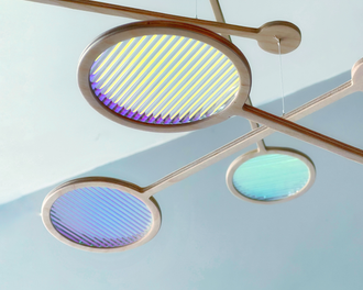 Calder Style Kinetic Mobile Sculpture, Modern Art Hanging Mobiles ...