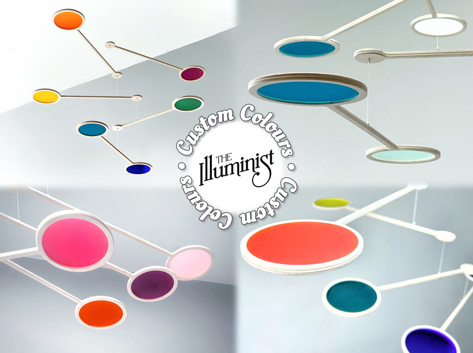 Calder Style Kinetic Mobile Sculpture, Modern Art Hanging Mobiles ...